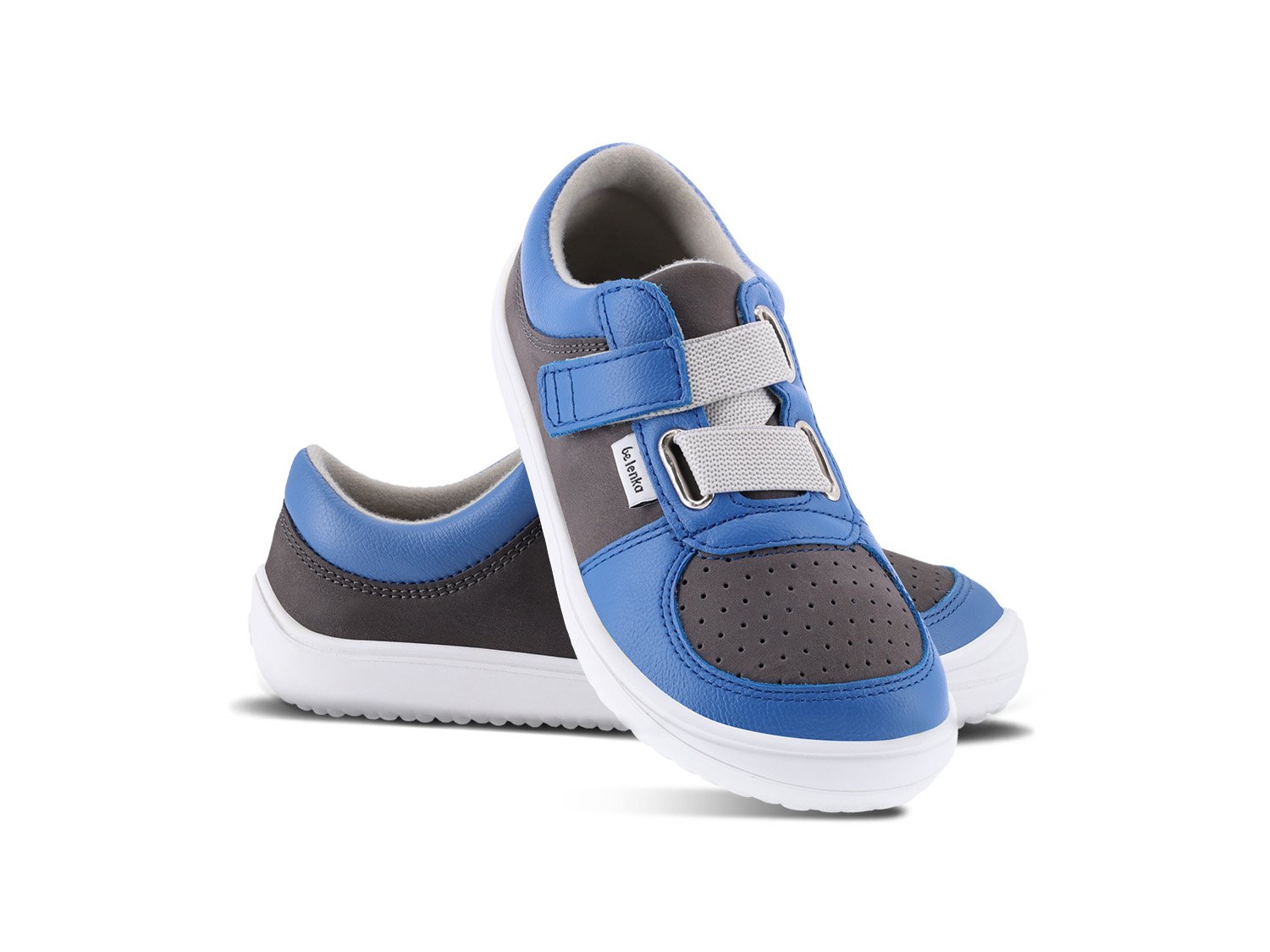 Dětské barefootové boty Be Lenka - Fluid Blue & Grey | Věcičky